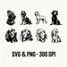 Bloodhound Svg Bundle, Bloodhound Silhouette, Bloodhound Clipart ...