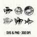 Guppy Fish SVG PNG Clipart: Vector Cut Files, Cricut Decal - Etsy