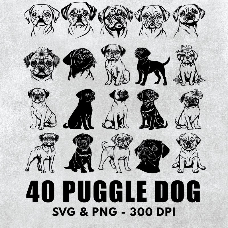 Puggle - Etsy