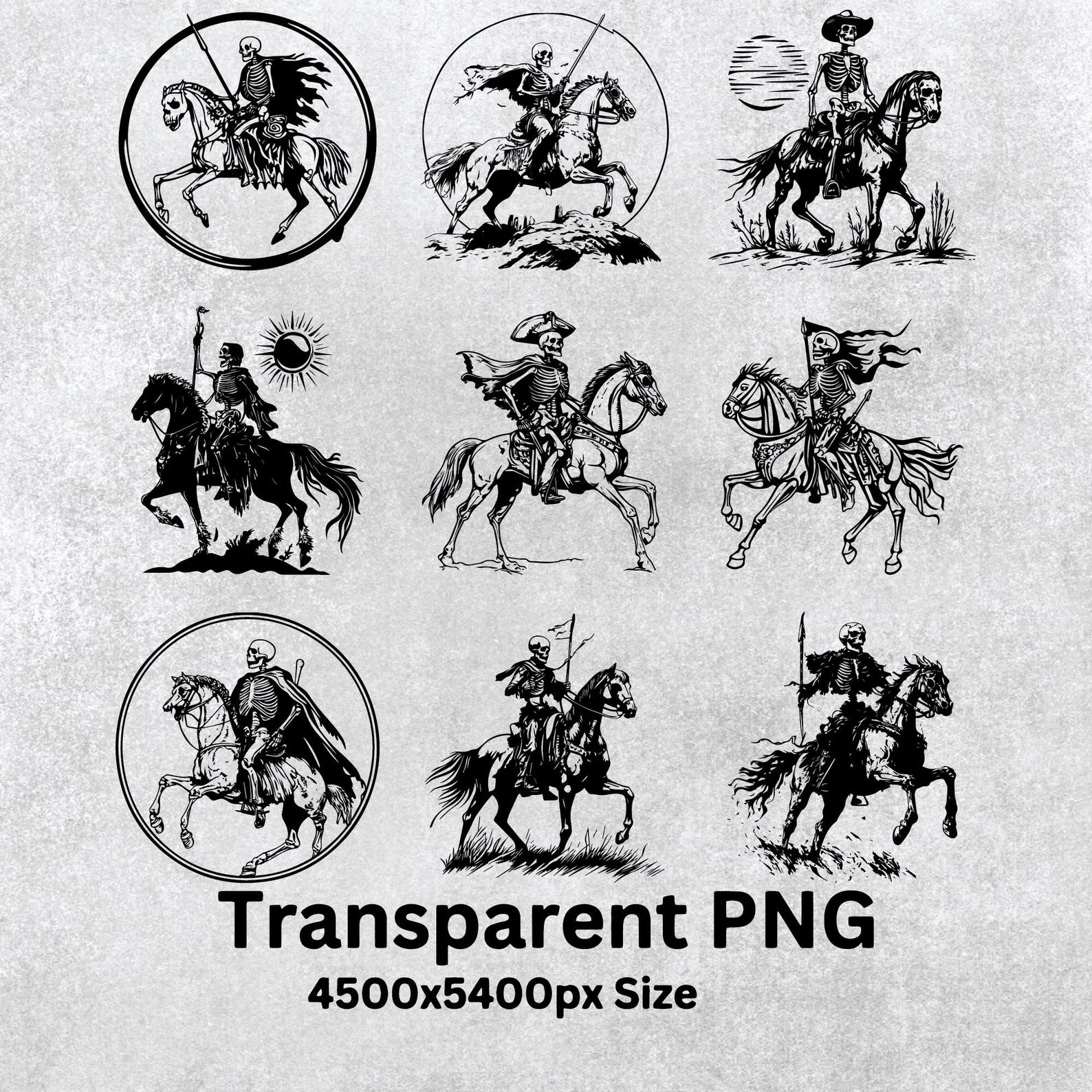Skeleton Cavalry Svg Png, Skeleton Cavalry Clipart, Skeleton Cavalry ...