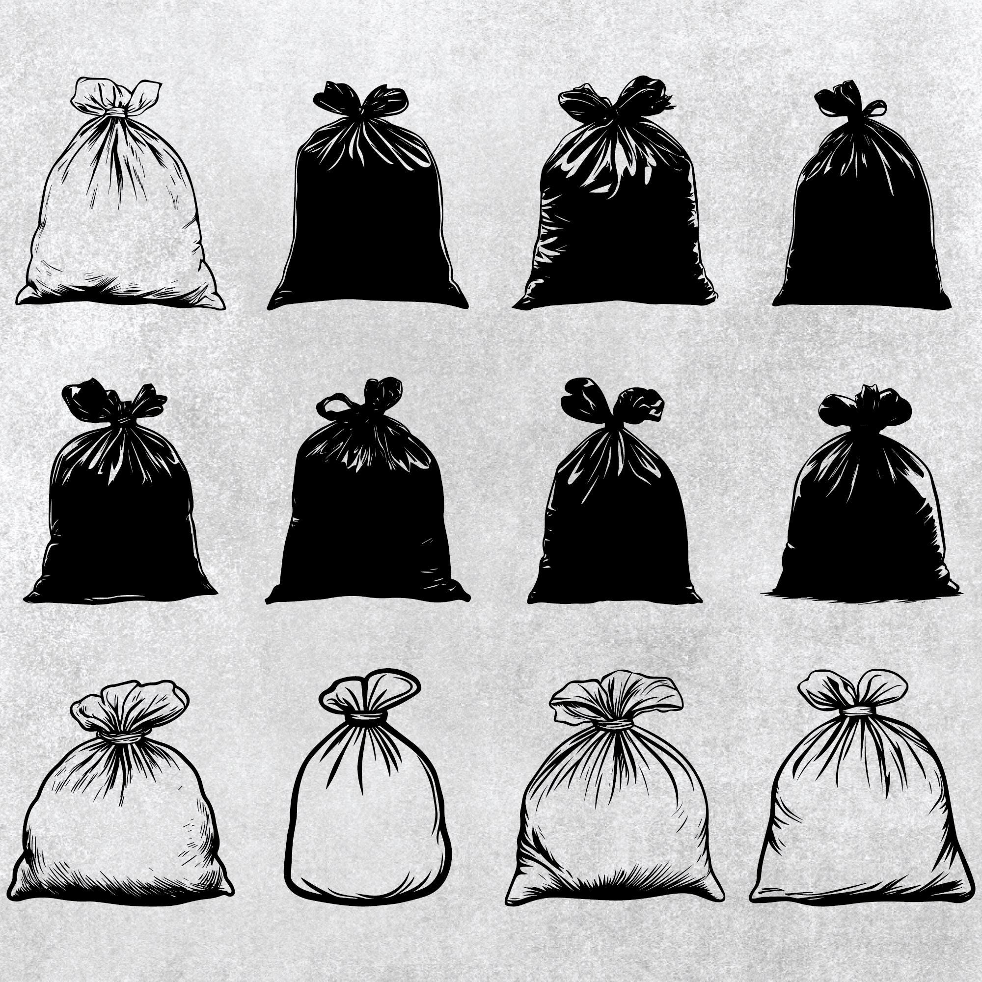 Sack Svg Bundle, Sack Vector Set, Sack Clipart, Sack Decal, Sack Art ...