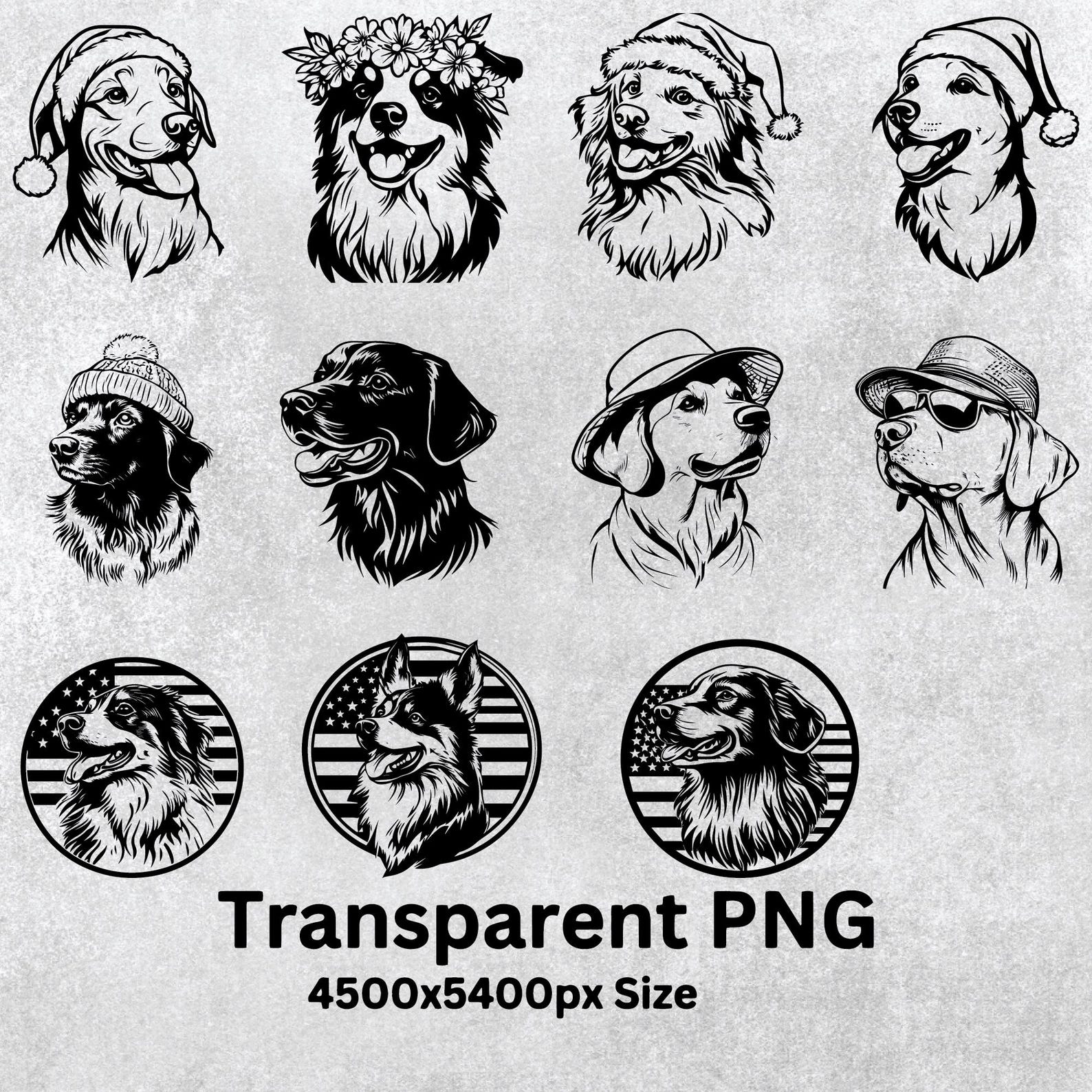 Cheagle Dog Svg Bundle, Cheagle Dog Silhouette Png, Cheagle Dog Clipart ...