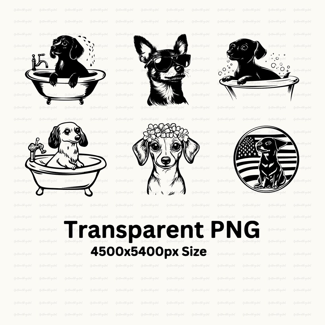 Chiweenie Dog Svg Bundle, Chiweenie Dog Silhouette, Chiweenie Dog ...