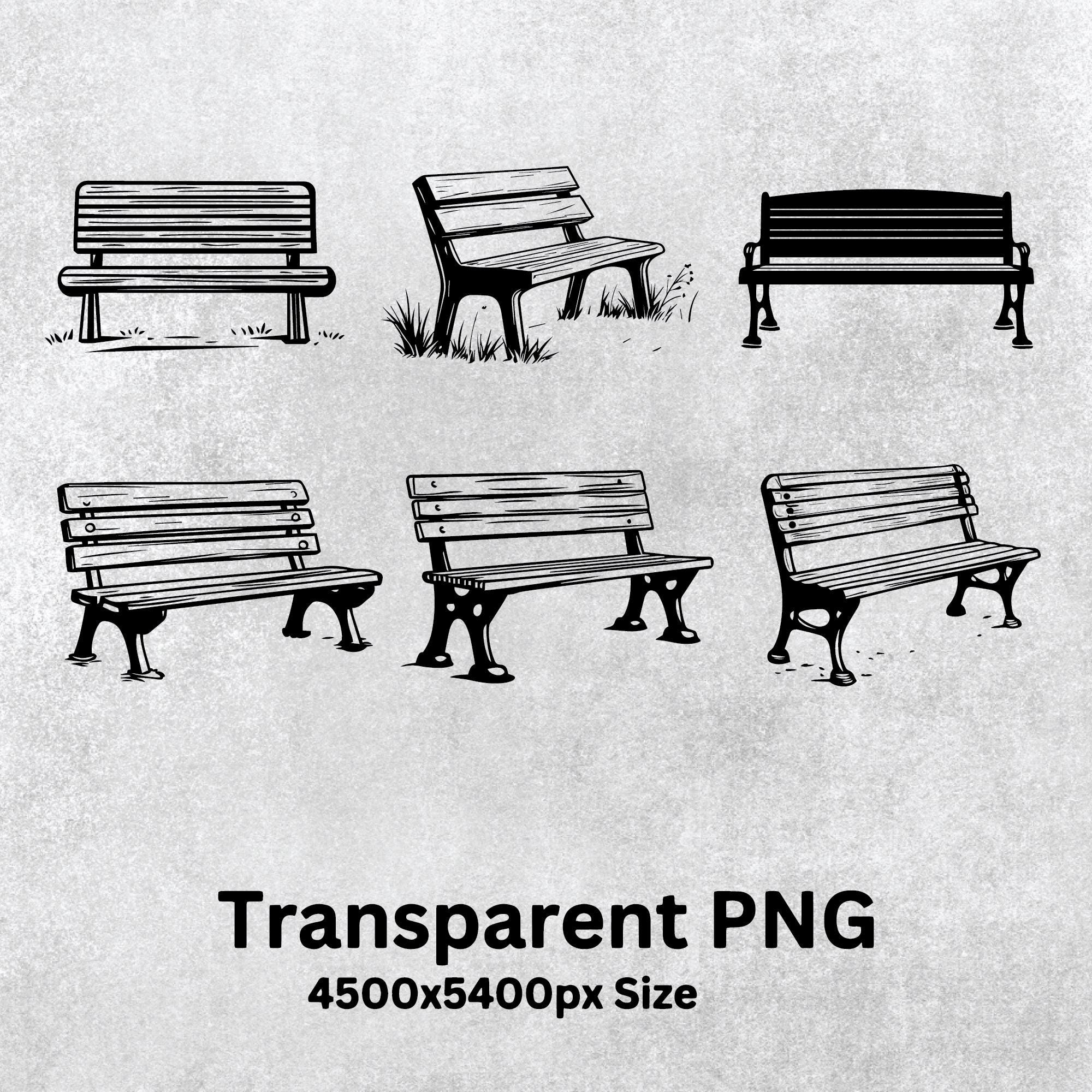 Bench Svg Png Bundle, Bench Clipart, Bench Silhouette, Bench Vector Art ...