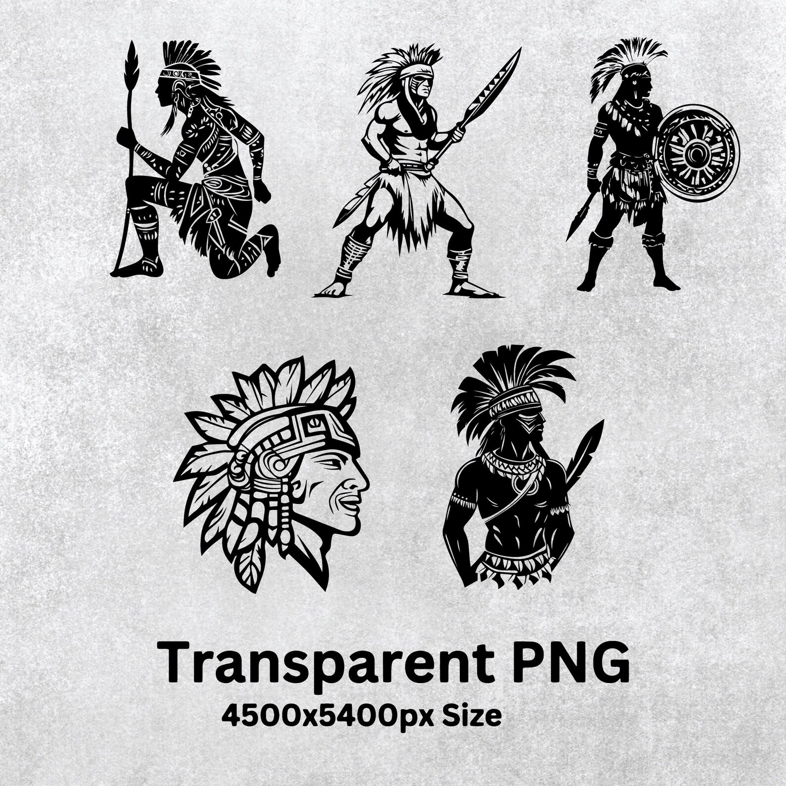 Taino Warrior Svg Bundle, Taino Warrior Vector Set, Taino Warrior ...