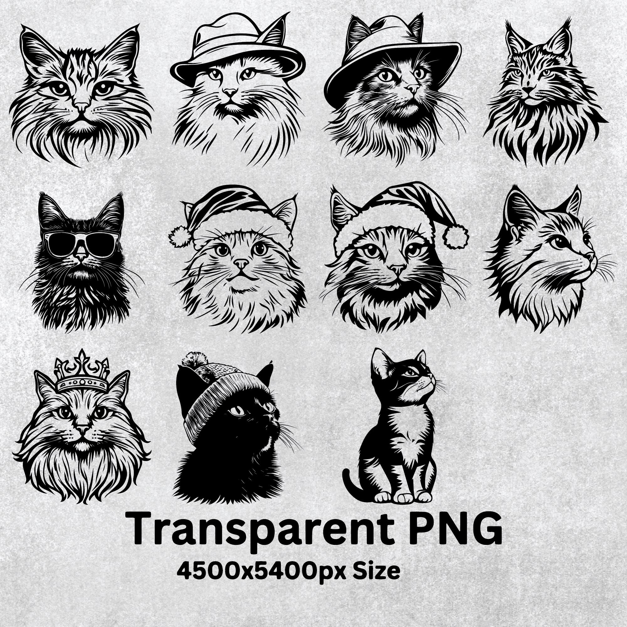 Highlander Cat Svg Bundle, Highlander Cat Silhouette Png, Highlander ...
