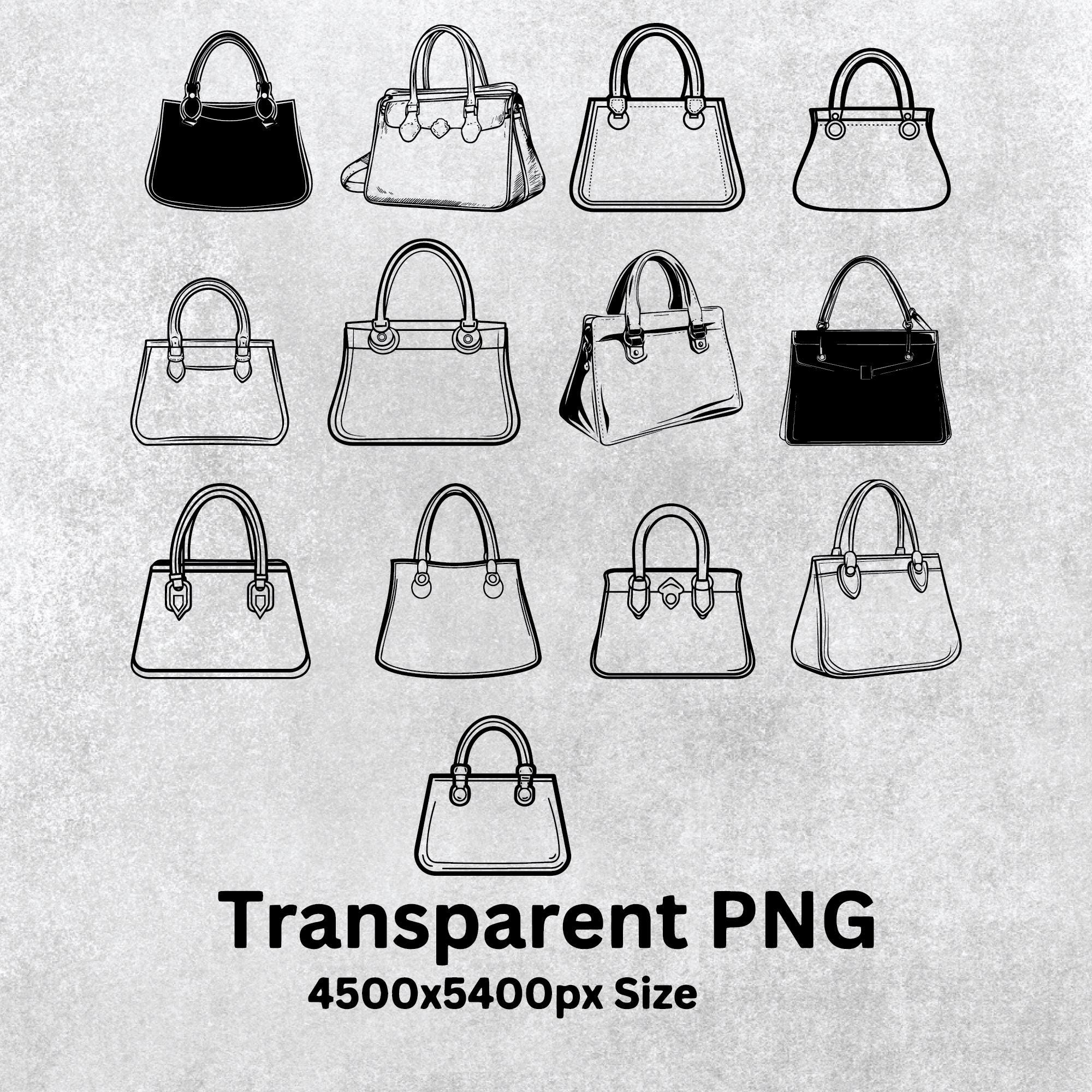 Purse Svg Bundle, Purse Vector Set, Purse Clipart, Purse Decal, Purse ...