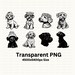 Schnoodle Dog Silhouette Bundle: SVG, PNG, Cricut Cut Files - Etsy