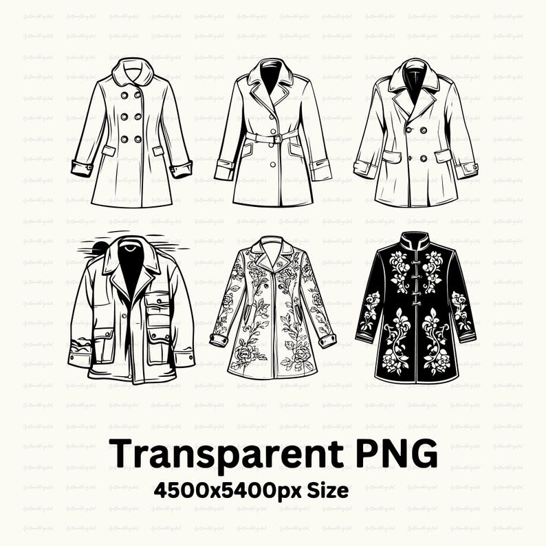 Coat Svg Png, Coat Silhouette, Coat Clipart, Coat Vector, Coat Cut File ...