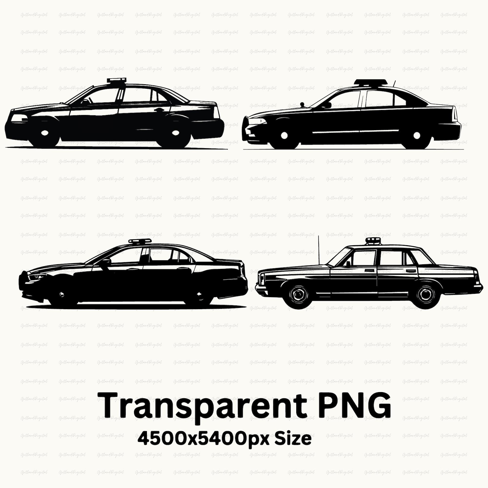 Police Car Svg Bundle, Police Car Silhouette, Police Car Clipart ...