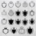 Royal Shield SVG Bundle: Vector Clipart Decal (PNG, SVG) - Etsy