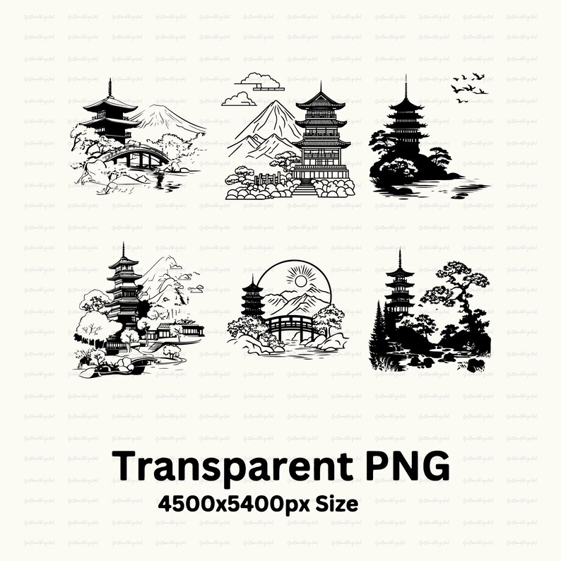 Japan Scene Svg Png Bundle, Japan Scene Clipart, Japan Scene Silhouette ...
