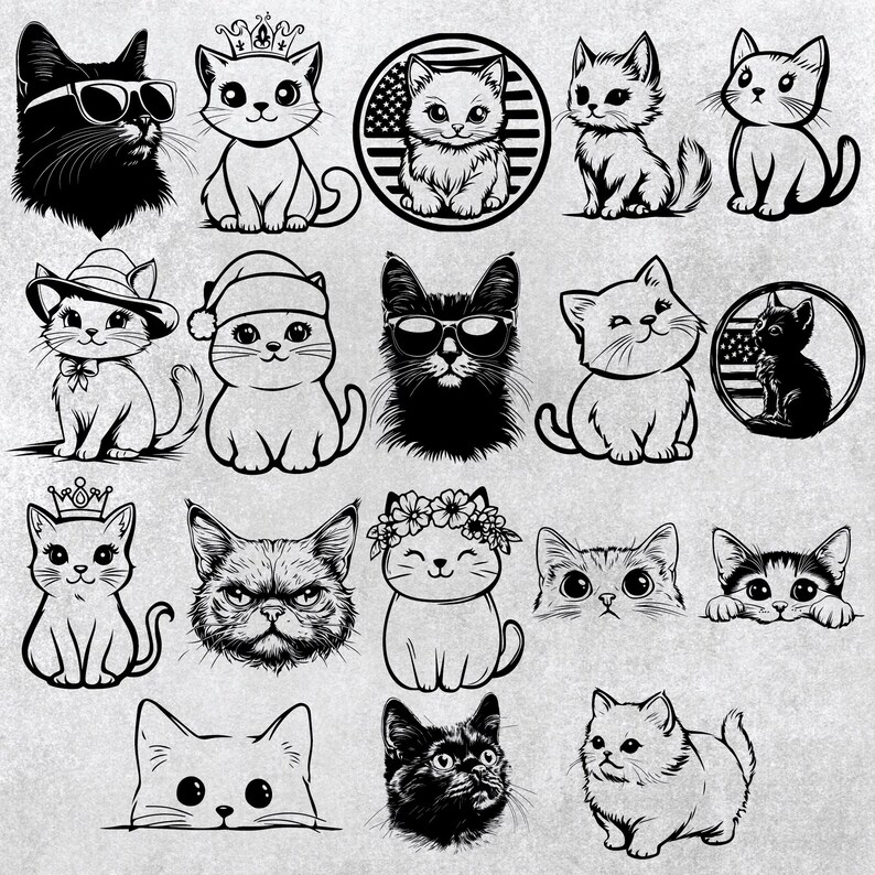 Munchkin Cat Svg Bundle, Munchkin Cat Silhouette Png, Munchkin Cat ...