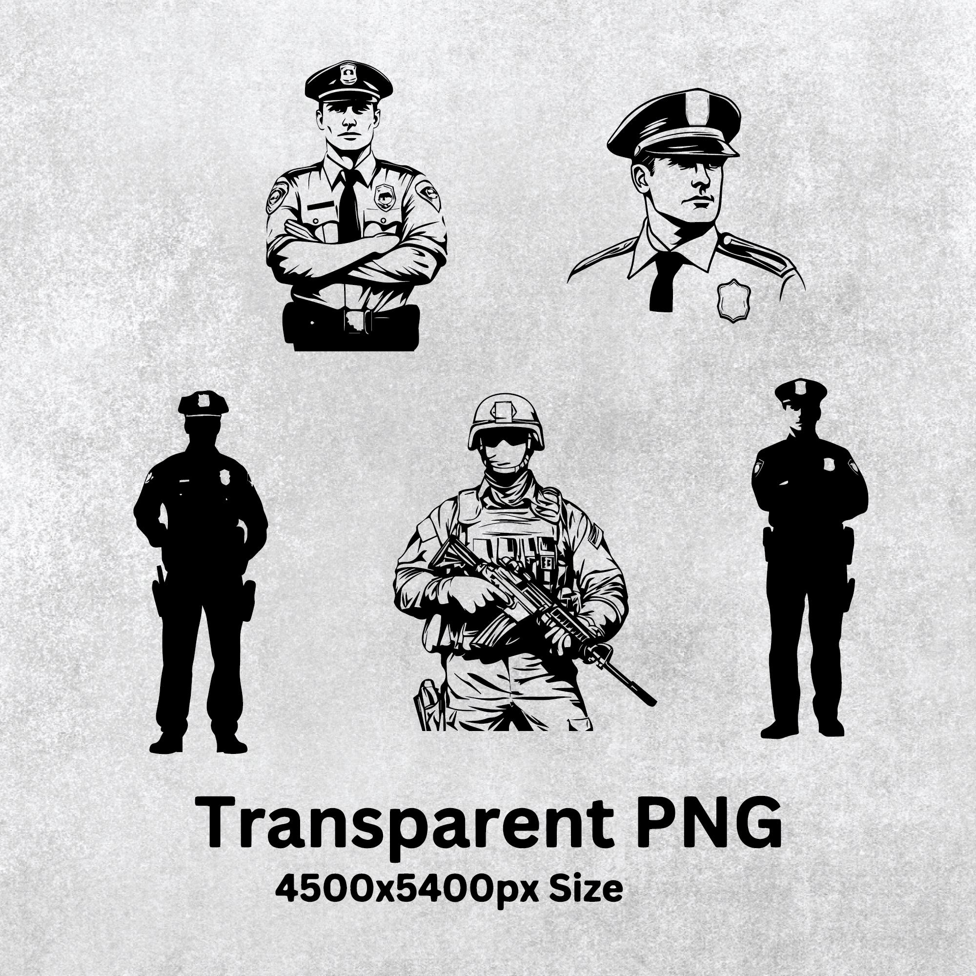 Police Svg Bundle, Police Vector Set, Police Clipart, Police Decal ...