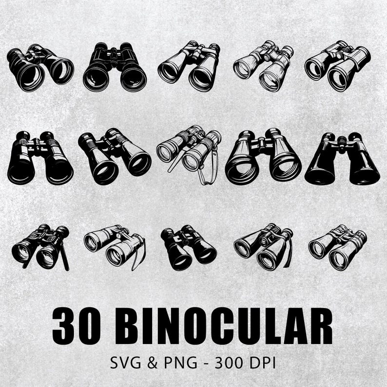 Binocular Svg Png Bundle, Binocular Clipart, Binocular Silhouette ...