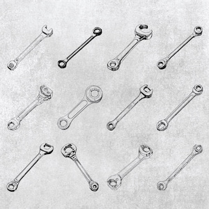 Socket Wrench Svg Bundle, Socket Wrench Vector Set, Socket Wrench ...