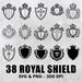 Royal Shield SVG Bundle: Vector Clipart Decal (PNG, SVG) - Etsy UK