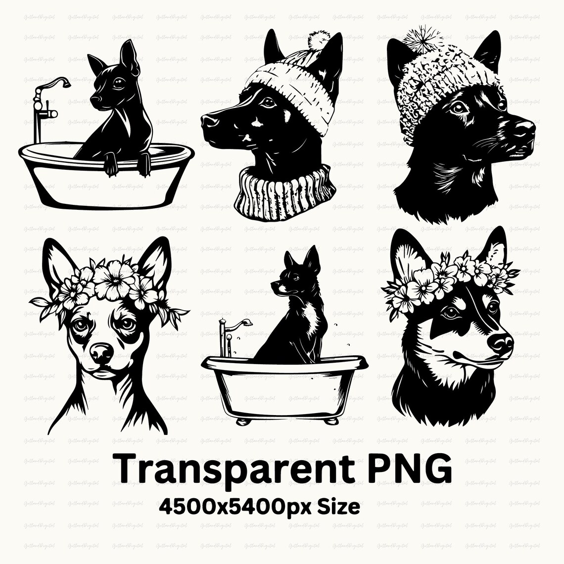 Basenji Svg Bundle, Basenji Silhouette, Basenji Clipart, Basenji Vector ...