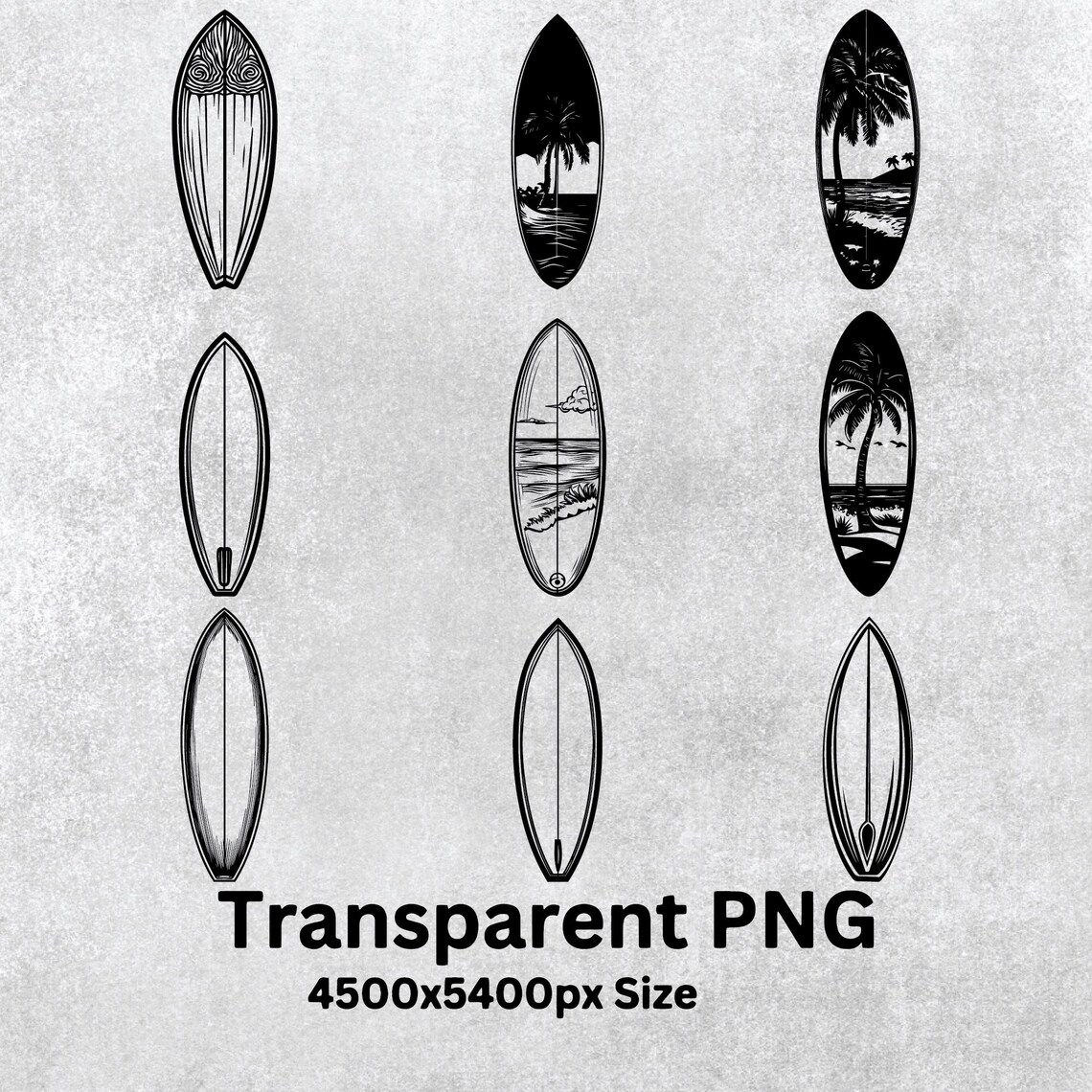 Surfboard Svg Png Bundle, Surfboard Vector Set, Surfboard Clipart ...