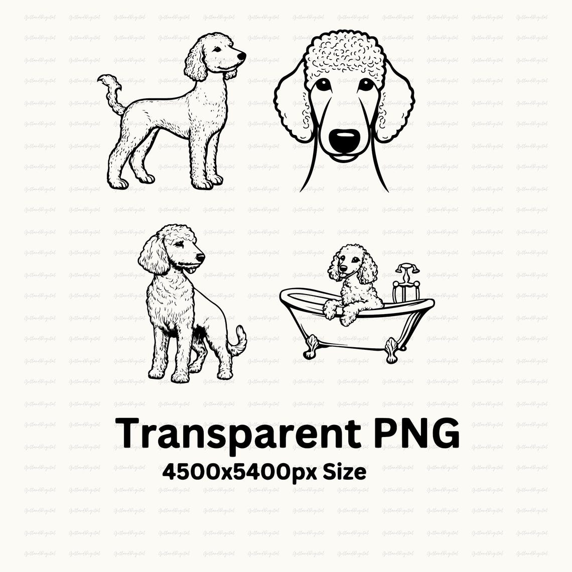 Bedlington Terrier Svg Bundle, Bedlington Terrier Silhouette ...