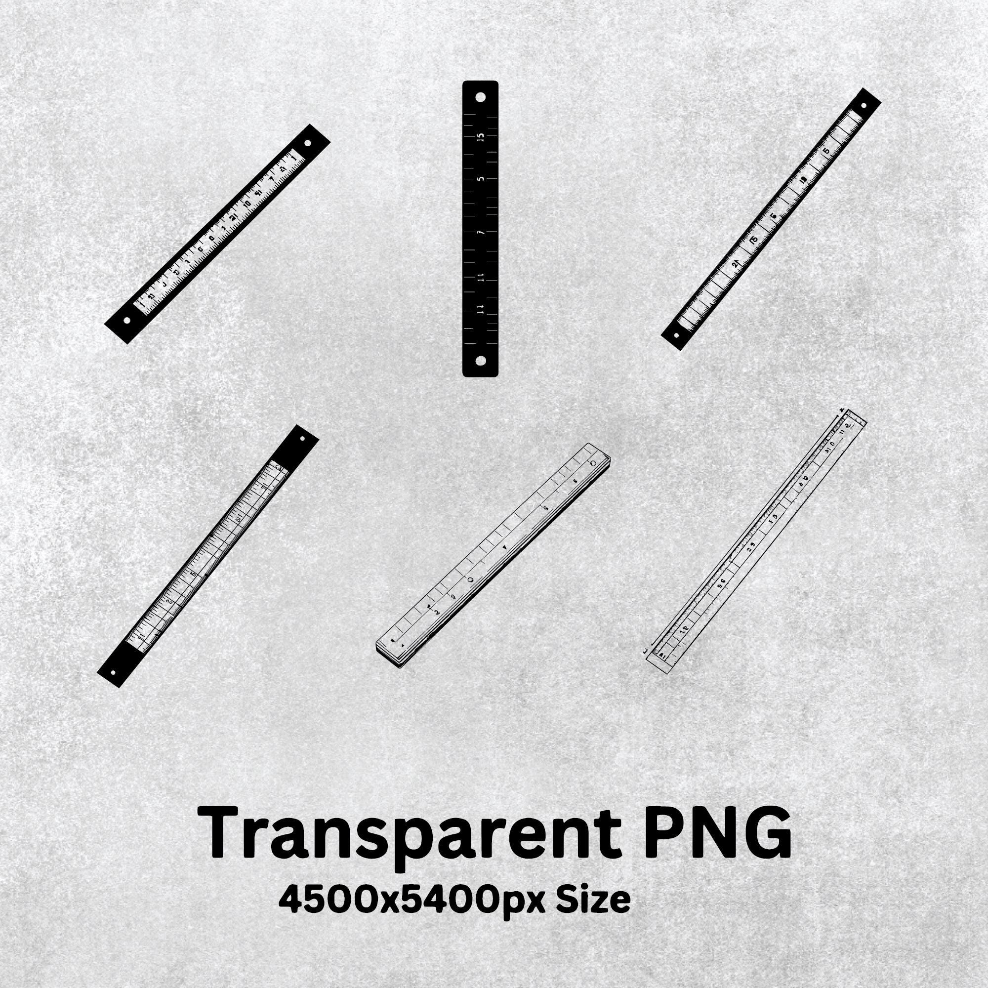 Ruler SVG Bundle: Clipart, Vector, Decal (PNG, Cricut) - Etsy