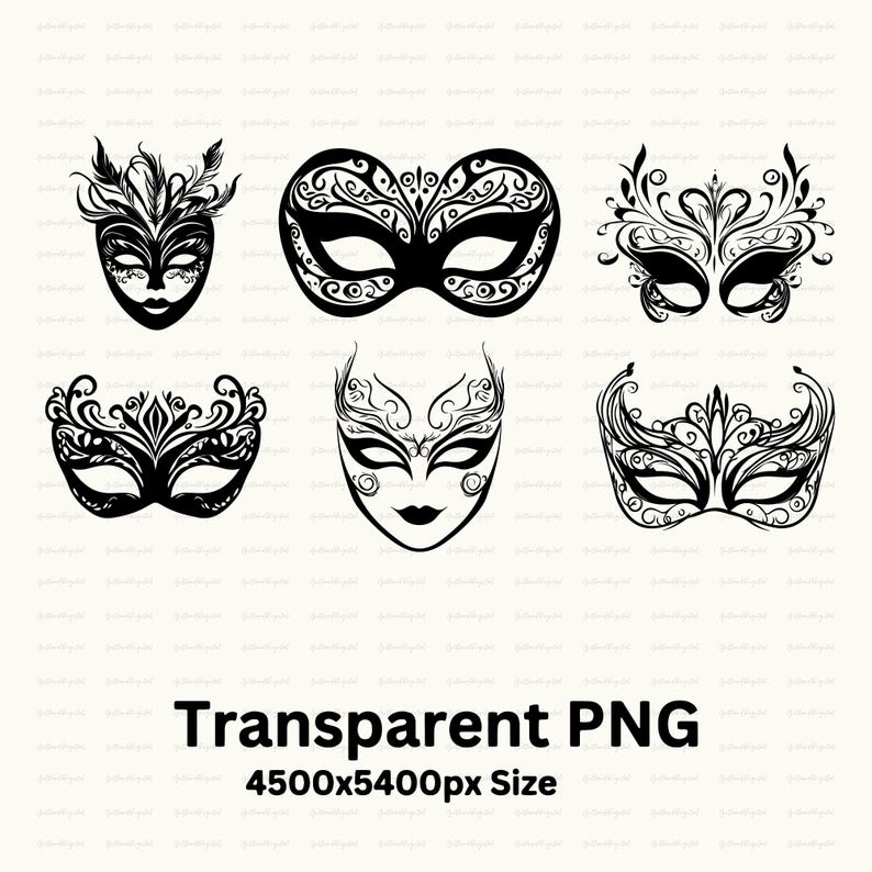 Masquerade Svg Png Bundle, Masquerade Clipart, Masquerade Silhouette ...