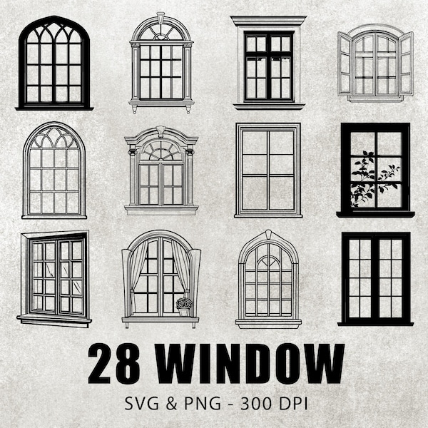 Window Svg - Etsy