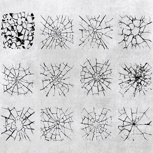 Shattered Glass SVG Bundle: Cricut Logo Icon, Decal (PNG) - Etsy