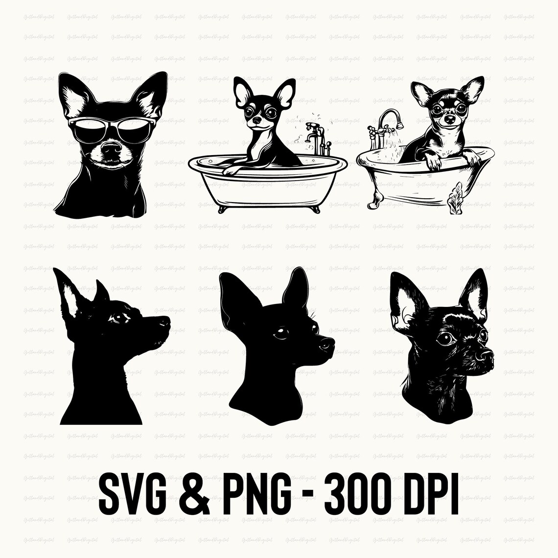 Miniature Pinscher Svg Bundle, Miniature Pinscher Silhouette, Miniature ...