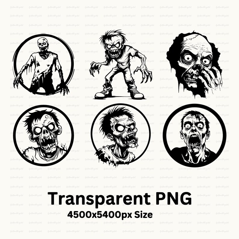 Zombie SVG PNG, Zombie Clipart, Zombie Silhouette, Zombie Vector ...