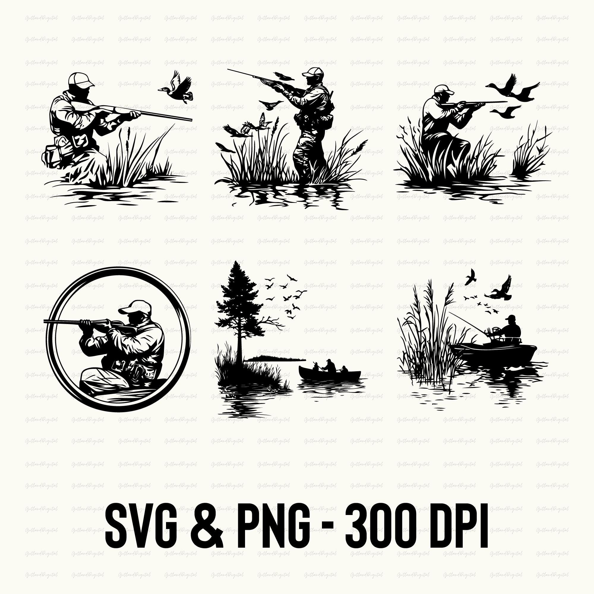 Duck Hunting Svg Png, Duck Hunting Clipart, Duck Hunting Silhouette ...
