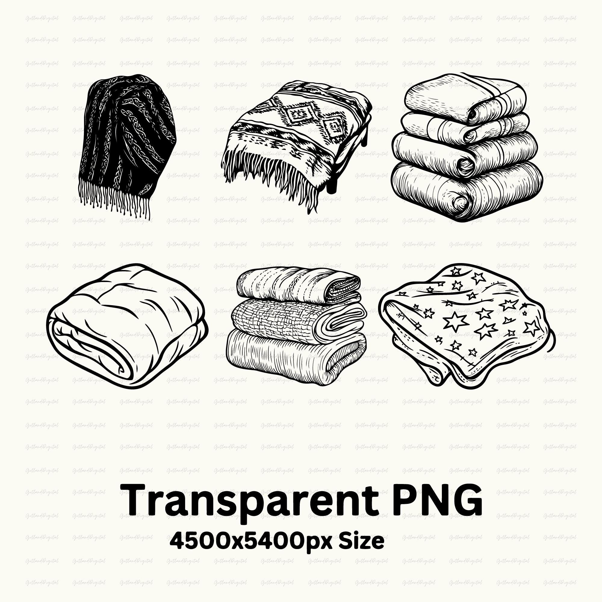 Blanket Svg Png, Blanket Clipart, Blanket Silhouette, Blanket Vector ...