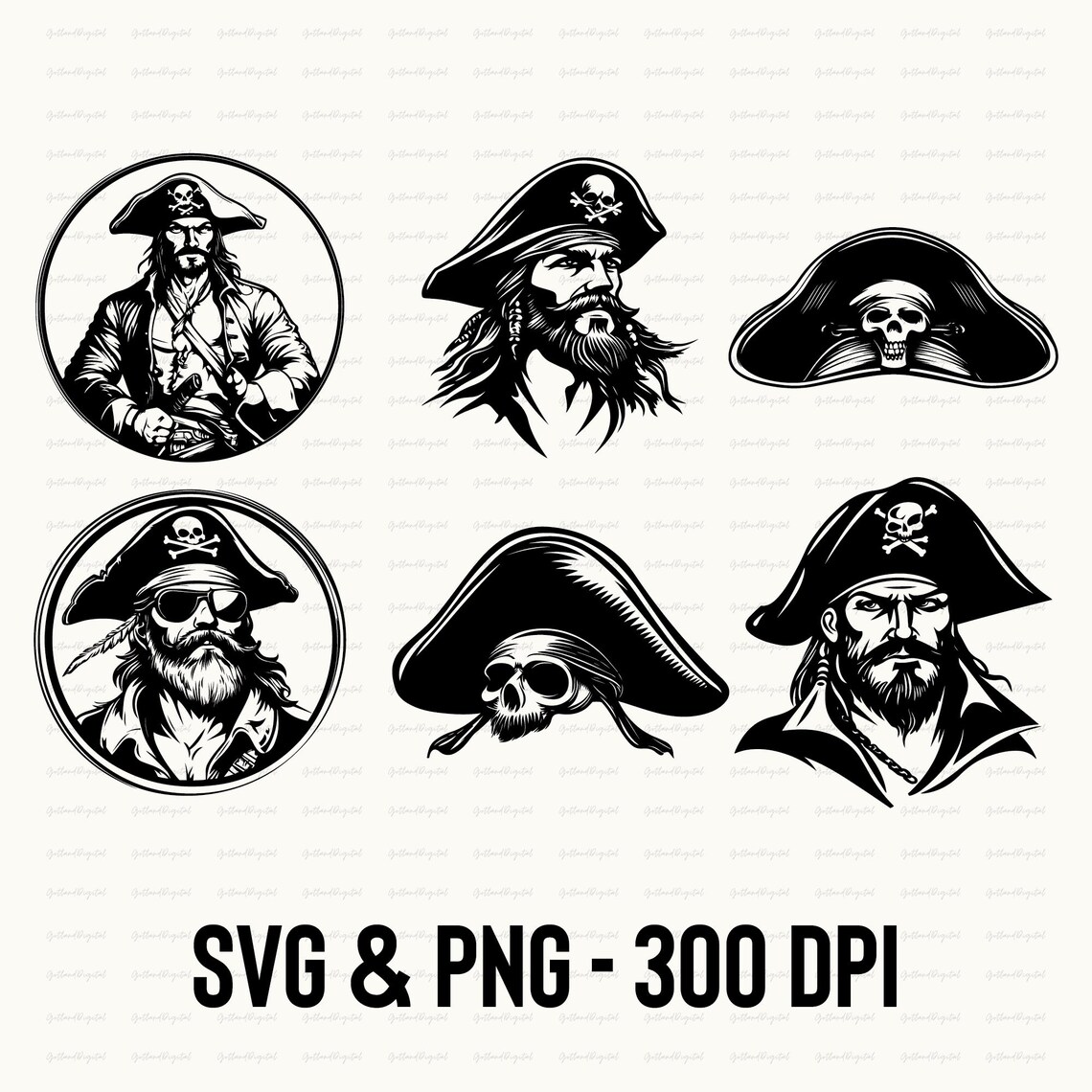 Pirates SVG PNG Bundle, Pirates Clipart, Pirates Silhouette, Pirates ...