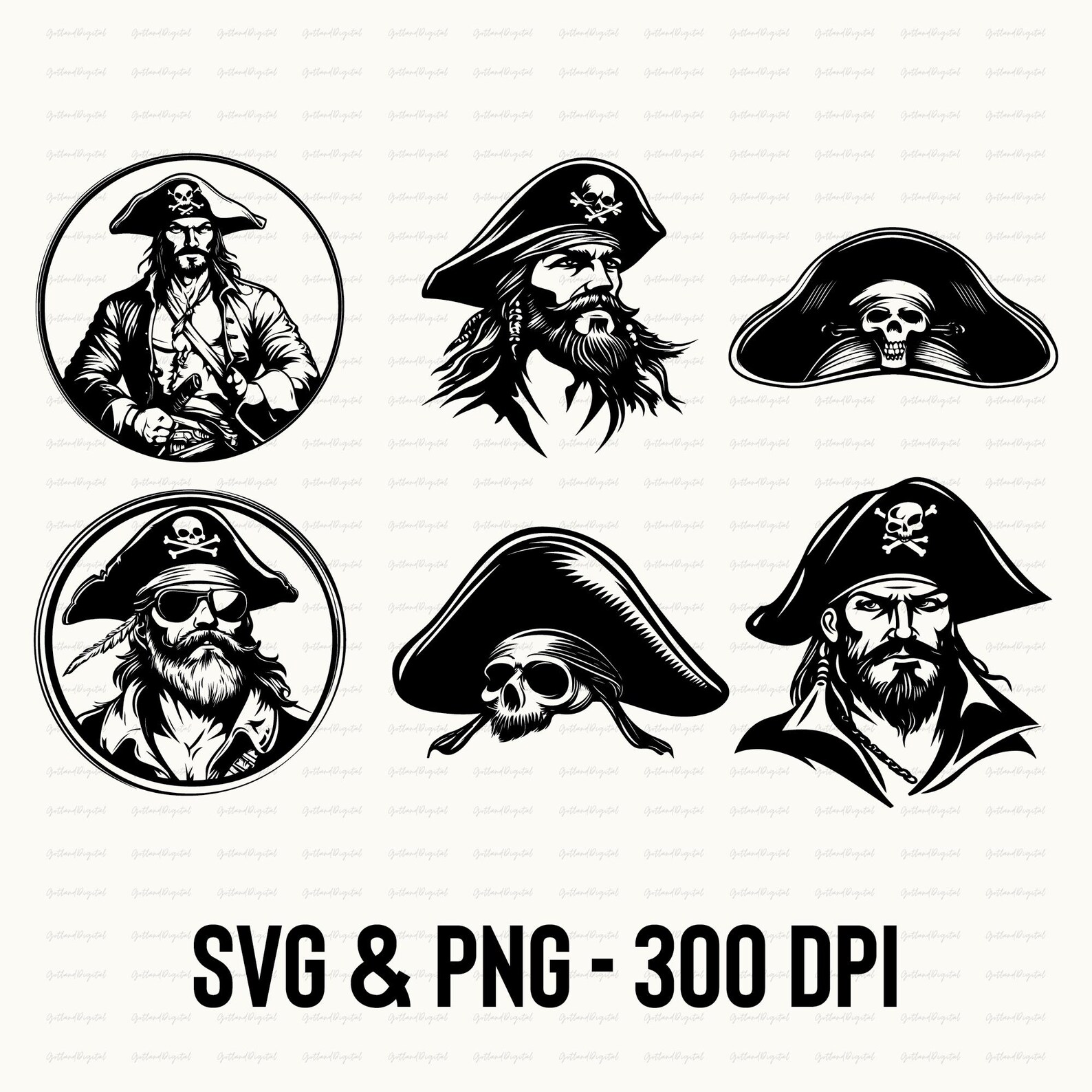 Pirates SVG PNG Bundle, Pirates Clipart, Pirates Silhouette, Pirates ...
