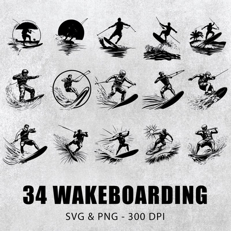 Wakeboarding - Etsy