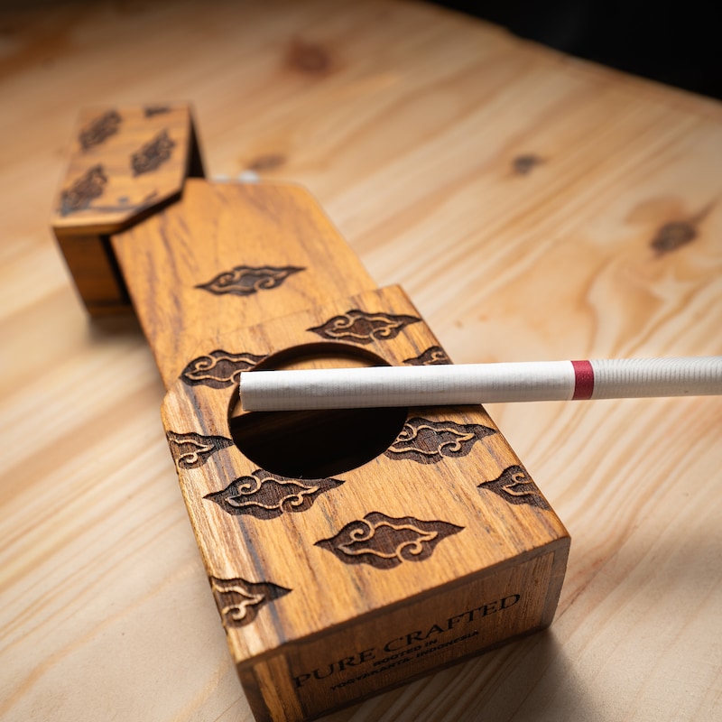 Wood Cigarette Case - Etsy