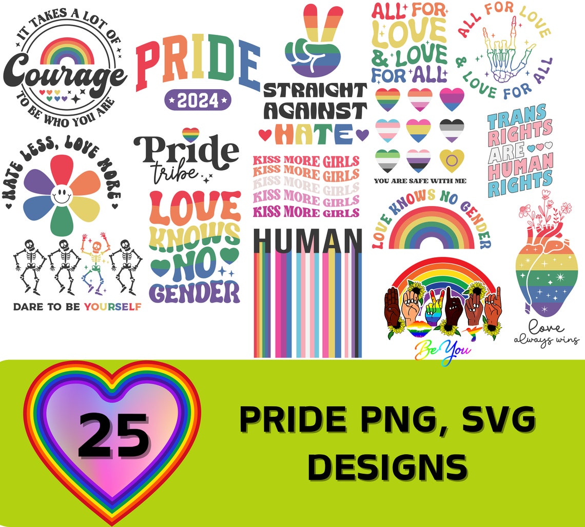 25 PRIDE 2024 PNG & SVG - Etsy