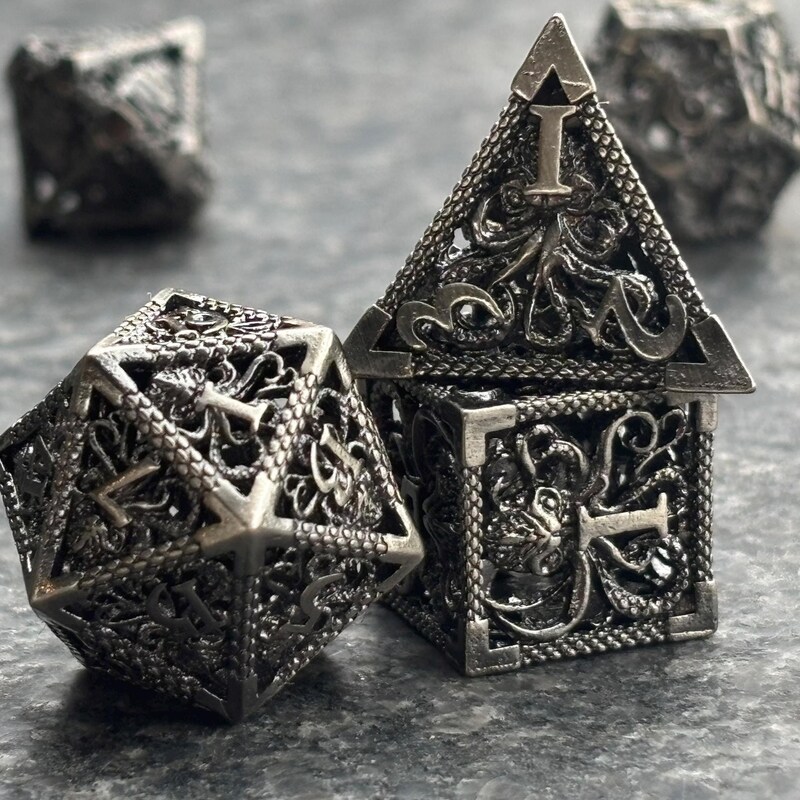 Dnd Horror Dice Set - Etsy