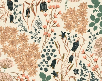 Wildflower Print Fabric - Etsy