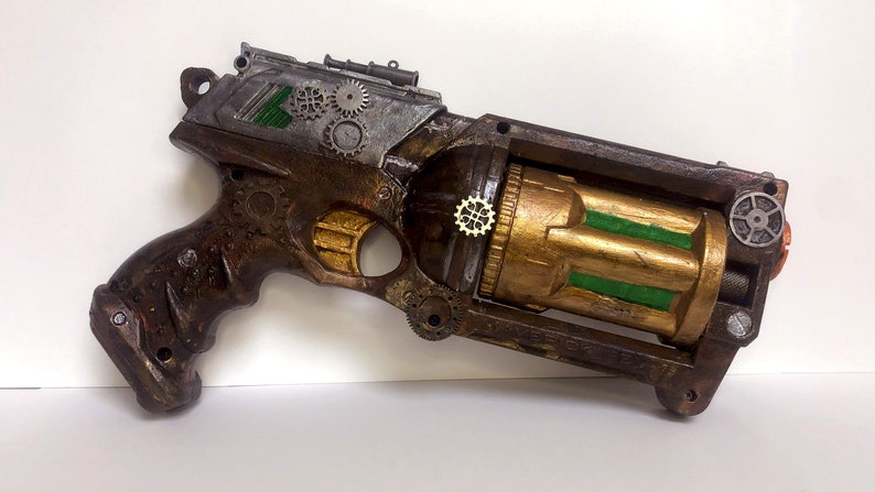 Steampunk Revolver Prop Gun - Etsy