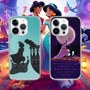 Princess Jasmine Aladdin Aesthetic Phone Case for iPhone Air 17 16 15 ...