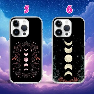 Moon Phases Aesthetic Full New Phone Case for iPhone Air 17 16 15 Pro ...