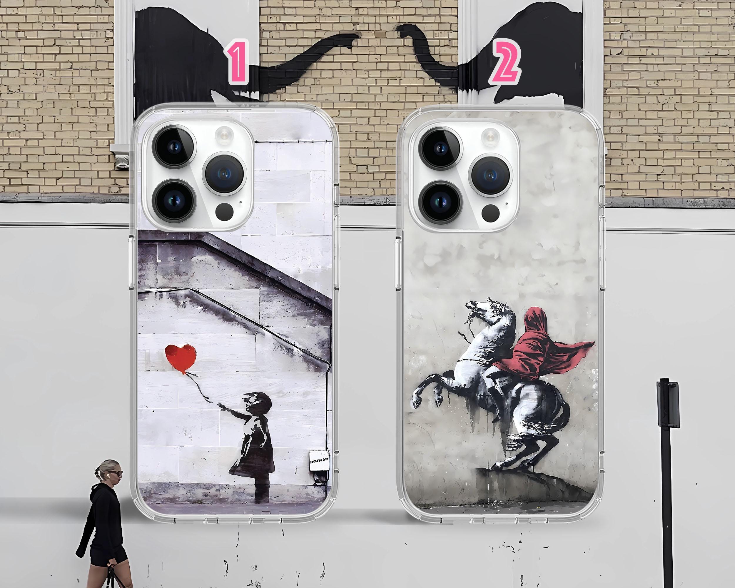 Banksy Graffiti Street Art Phone Case for iPhone Air 17 16 15 14 Pro ...