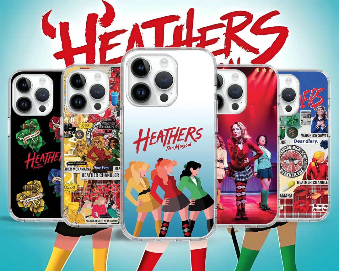 Heathers the Musical Broadway Movie Phone Case for iPhone Air 17 16 15 ...