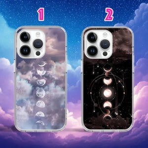 Moon Phases Aesthetic Full New Phone Case for iPhone Air 17 16 15 14 13 ...
