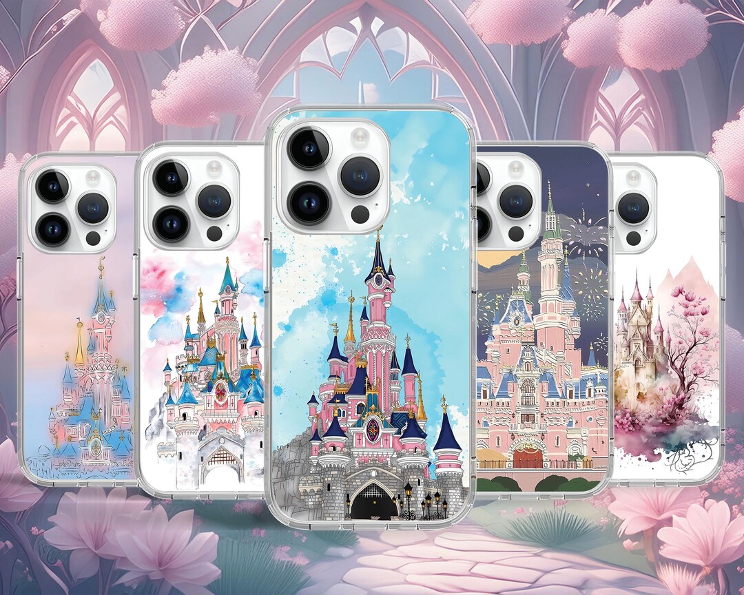 Princess Castle Art Illustration Girly Phone Case for iPhone Air 17 16 ...