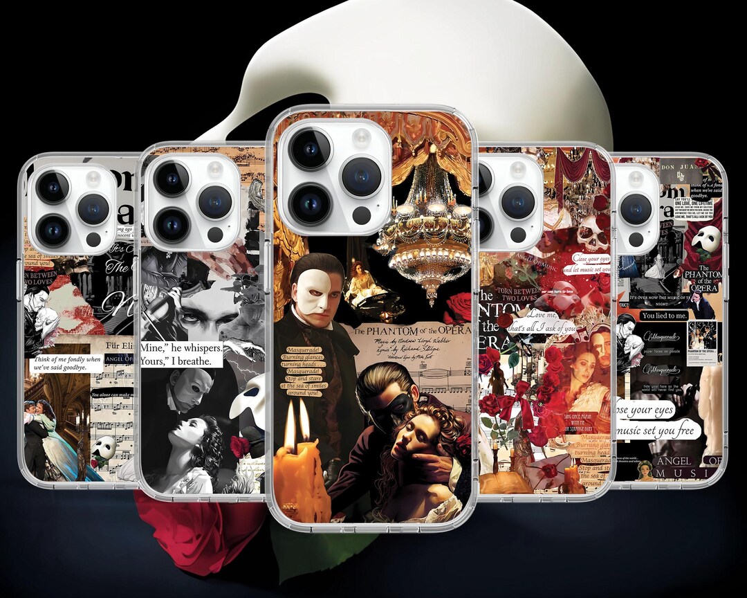 The Phantom of the Opera Broadway Musical Phone Case for iPhone 16 15 ...