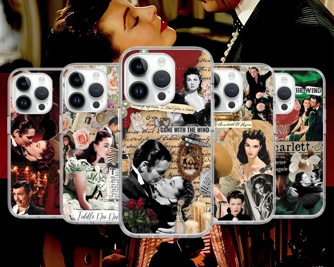 Gone With the Wind Classic Movie Phone Case for iPhone Air 17 16 15 14 ...