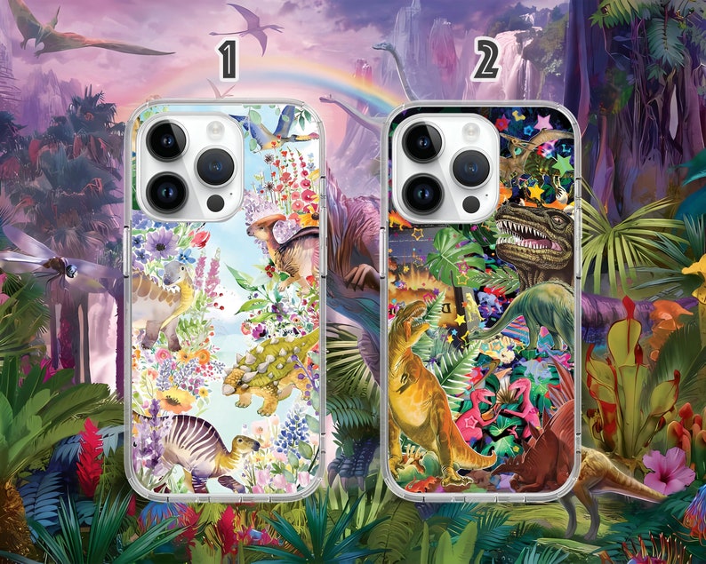 Dinosaur T-rex Aesthetic Phone Case for iPhone Air 17 16 15 14 Pro Max ...