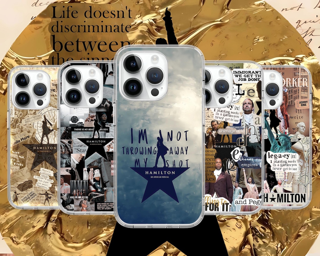 Hamilton Broadway Musical Phone Case for iPhone Air 17 16 15 14 Pro Max ...